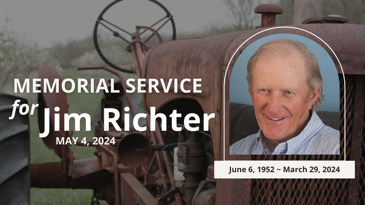 Memorial Service for Jim Richter - YouTube