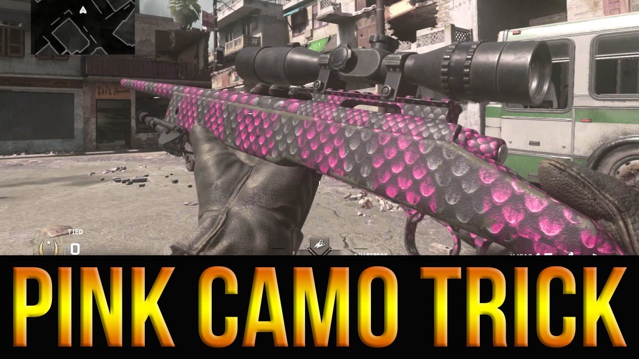 MWR - How To Get Pink Regal/Red Tiger/Dragon Skin Camos!! - YouTube