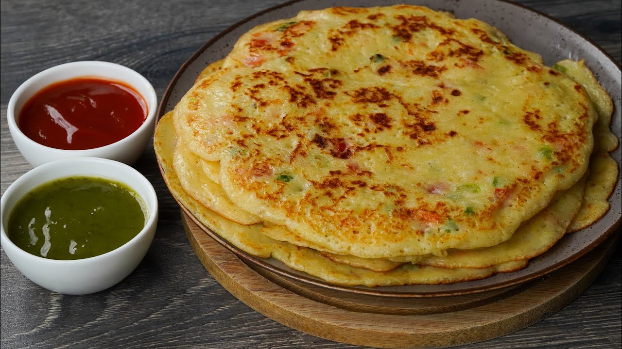 Vegetable Nashta Recipe | Healthy Breakfast Recipe | Vegetable Snacks ...