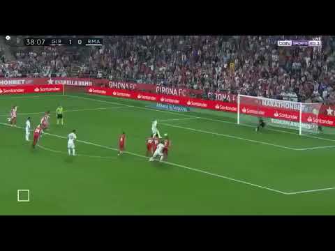Gol do Real Madrid (Ramos) Girona 1x1 Real Madrid