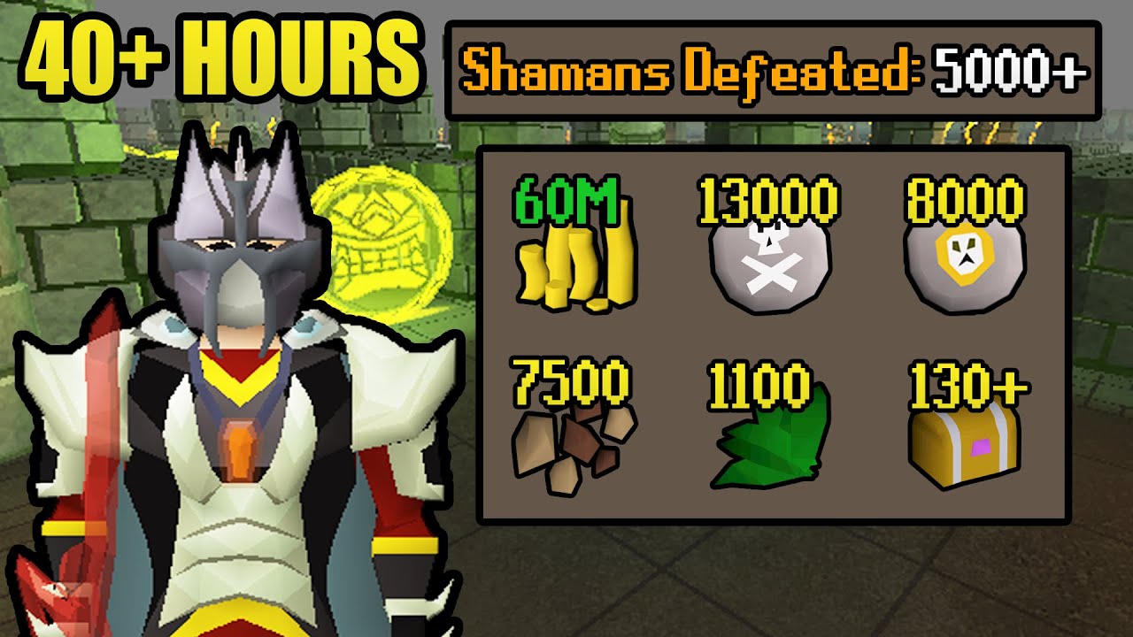 40+ Hours of Lizardman Shamans | UIM Collection Log Completionist (#39 ...
