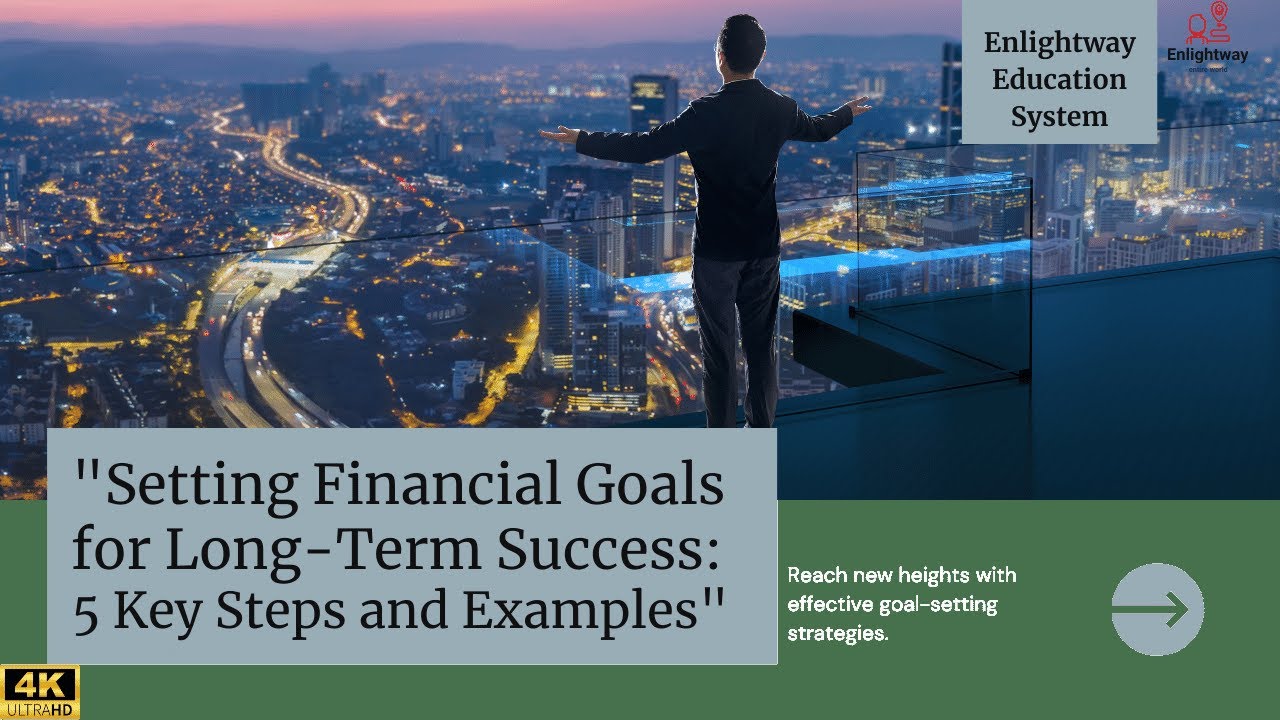 WHY GOALS SETTING? | "Setting Financial Goals for Long-Term Success: 5 ...