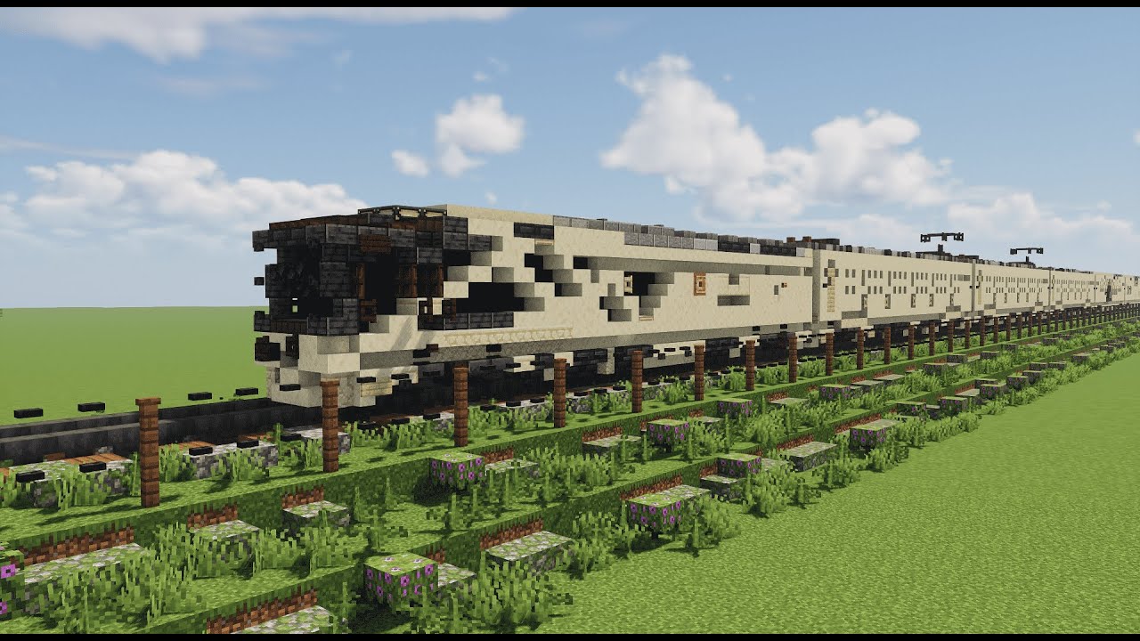 【Minecraft】JR East E001系 TRAIN SUITE 四季島 Train Tutorial part.1/4 (1.5:1 ...