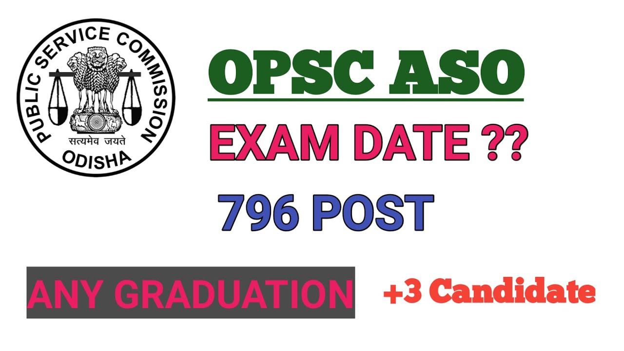 ASO OPSC Exam date & Syllabus || #opsc #ASO - YouTube