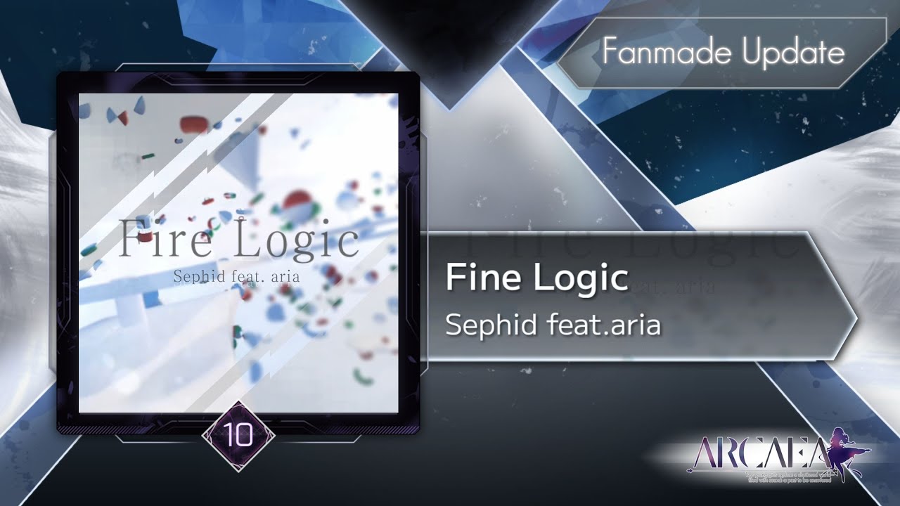 【Arcaea Fanmade】Fine Logic - Sephid feat.aria〡Chart view - YouTube