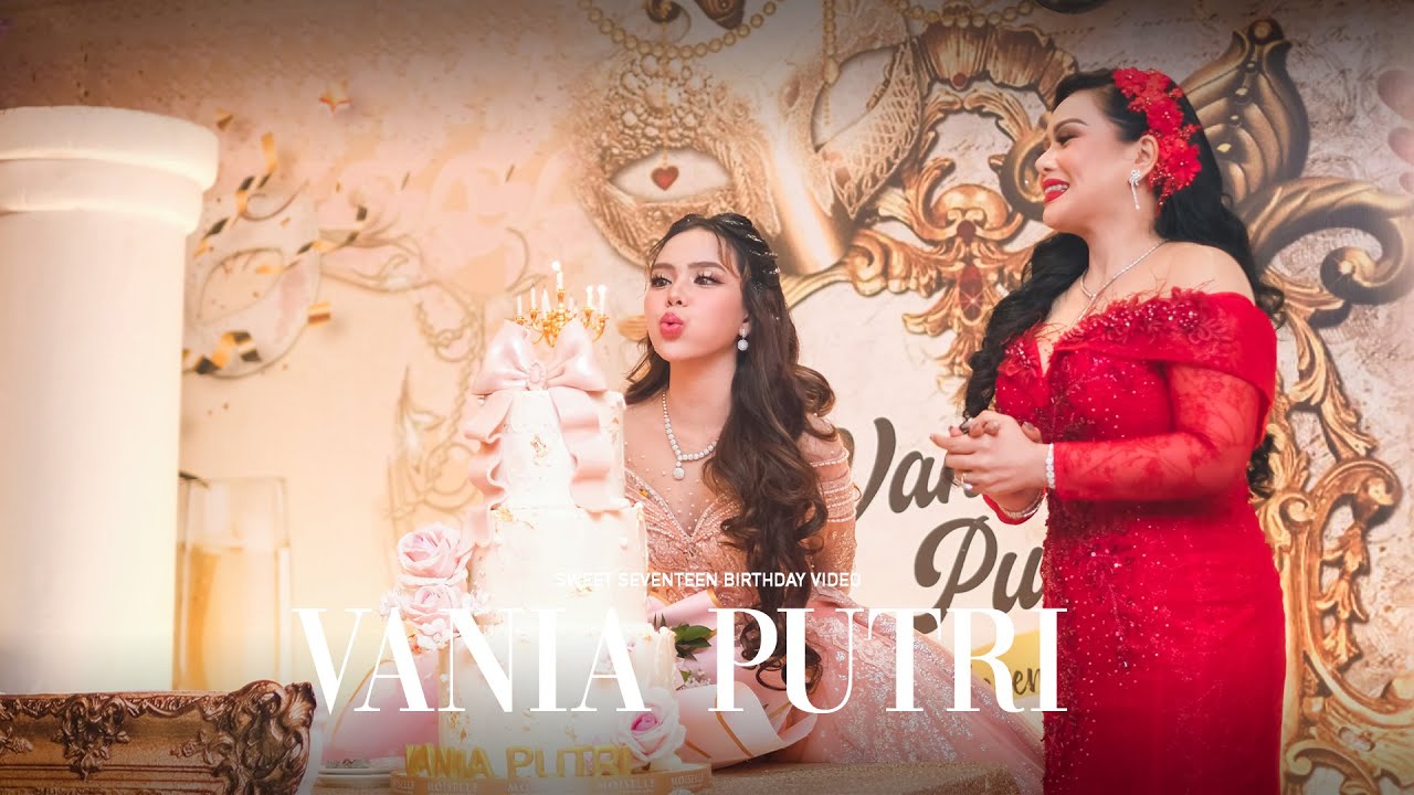Vania Putri Sweet Seventeen Birthday Party by Lova Studios - YouTube