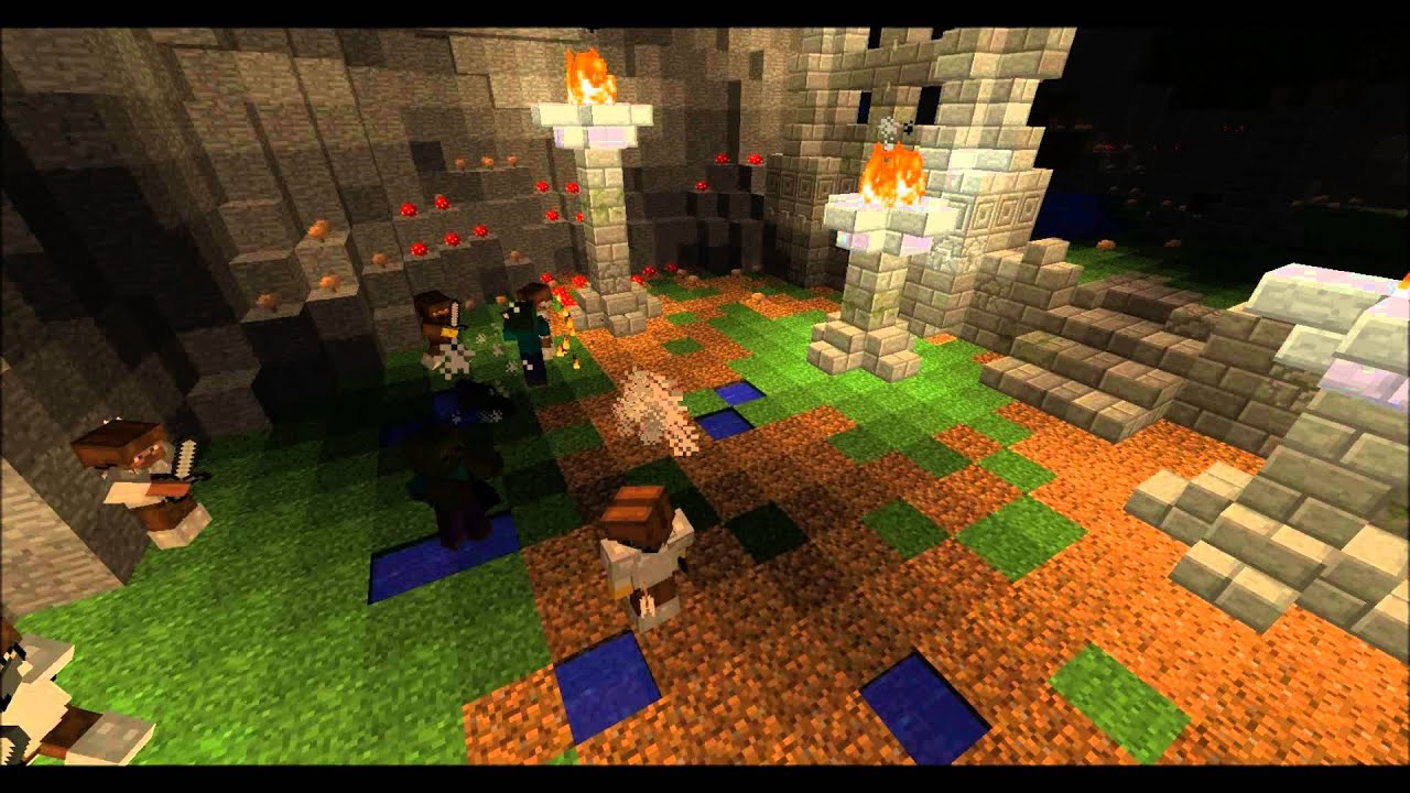 Minecraft Dungeon Adventure Mob Arena - Part 1 of 3 - YouTube