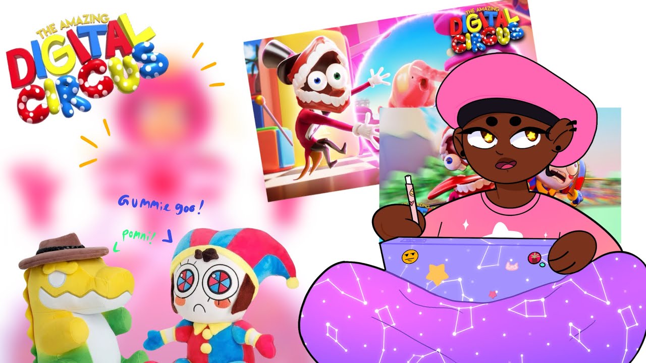 I drew character from digital circus new episode! 🎪 (speedpaint+talk ...