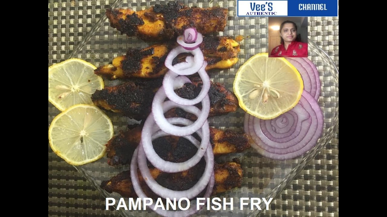 Pampano Fish Fry with tomato and spices - YouTube
