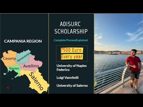 ADISURC Scholarship Italy | Complete Process Explained | Naples ...