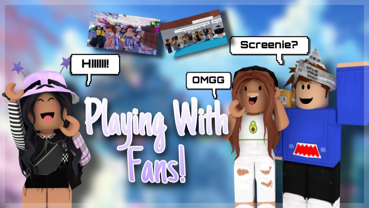 PLAYING ROBLOX WITH FANS || 10K+ SPECIAL - YouTube