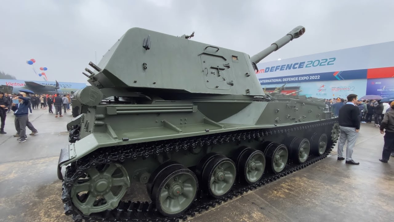 Pháo Tự Hành SU-152 - 2S3 Akatsiya - VietNam Defence 2022 - YouTube