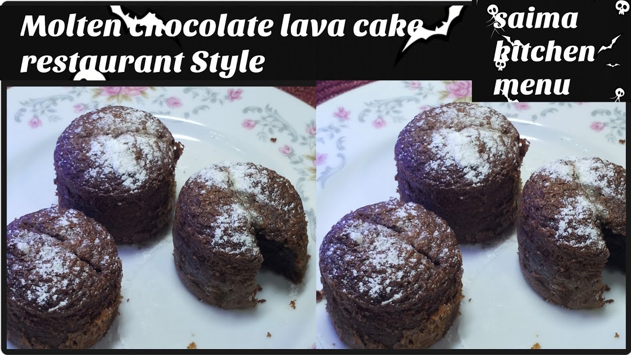 Restaurant style dessert/ Molten lava cake at home//Every one love this ...