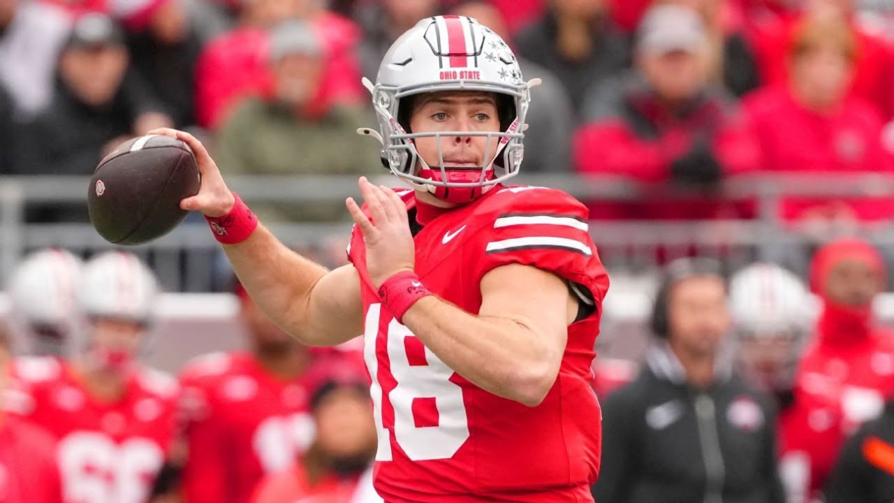Will Howard || Ohio State Buckeyes Quarterback || 2024 Senior ...