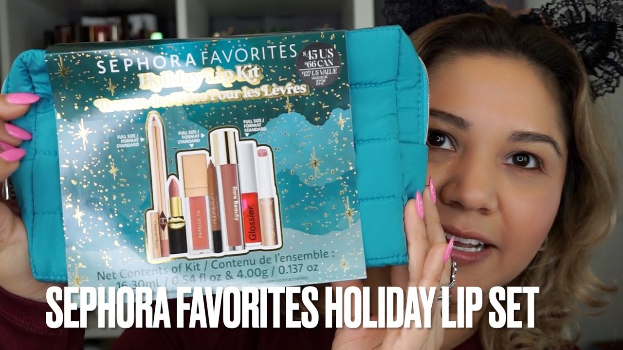 SEPHORA FAVORITES Holiday Lip Set Review |Eli's Vlogs - YouTube