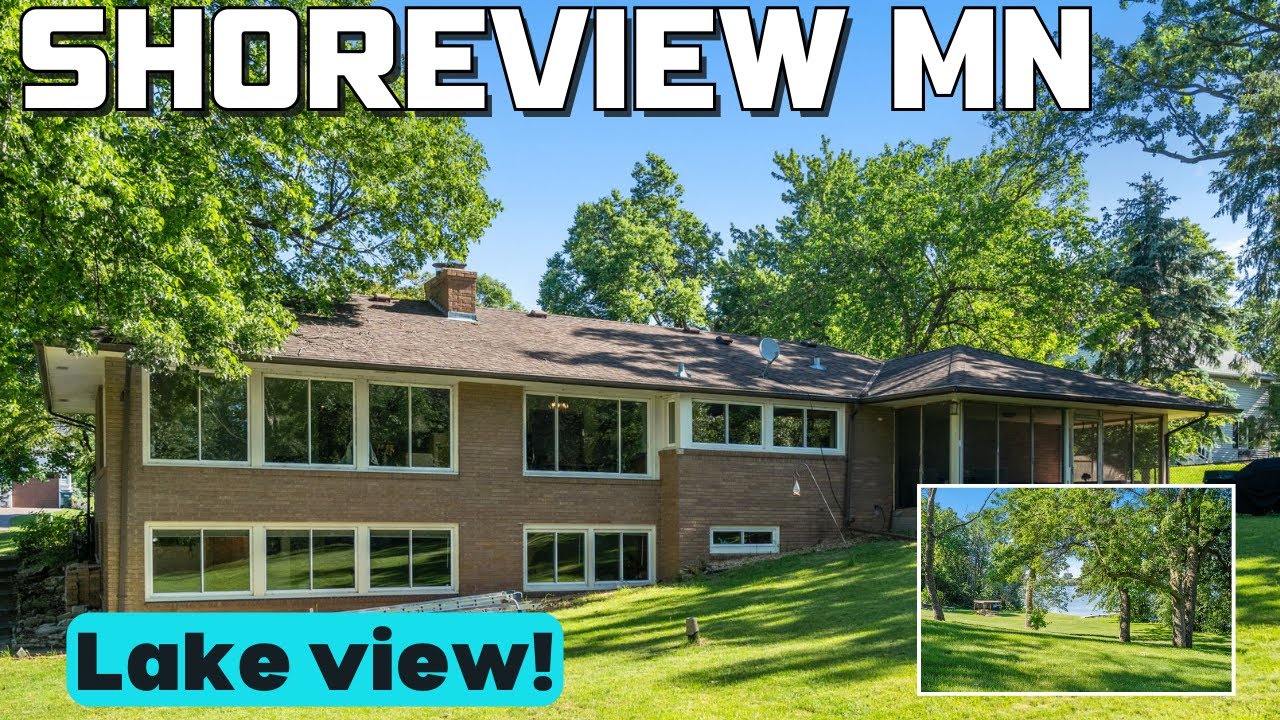 Must-See Shoreview MN Rambler | Lake Views & Spacious Lot - YouTube