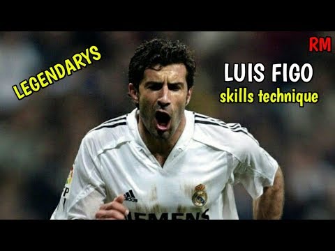 🔴LUIS FIGO LEGENDARY REAL MADRID DRIBBLING SKILLS TECHNIQUE