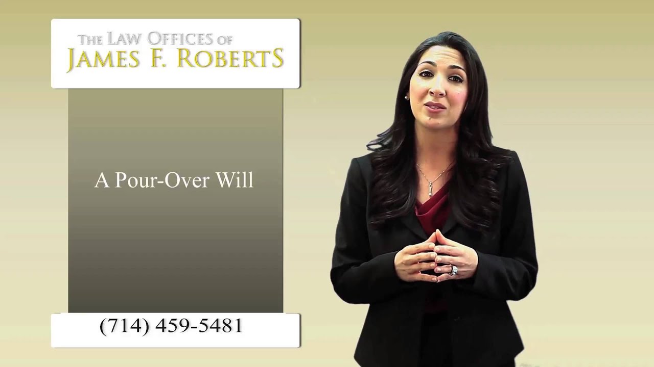 What is a Pour-Over Will - YouTube