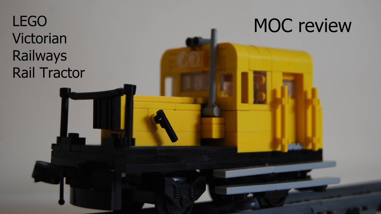LEGO Victorian Railways Rail Tractor MOC Review - YouTube