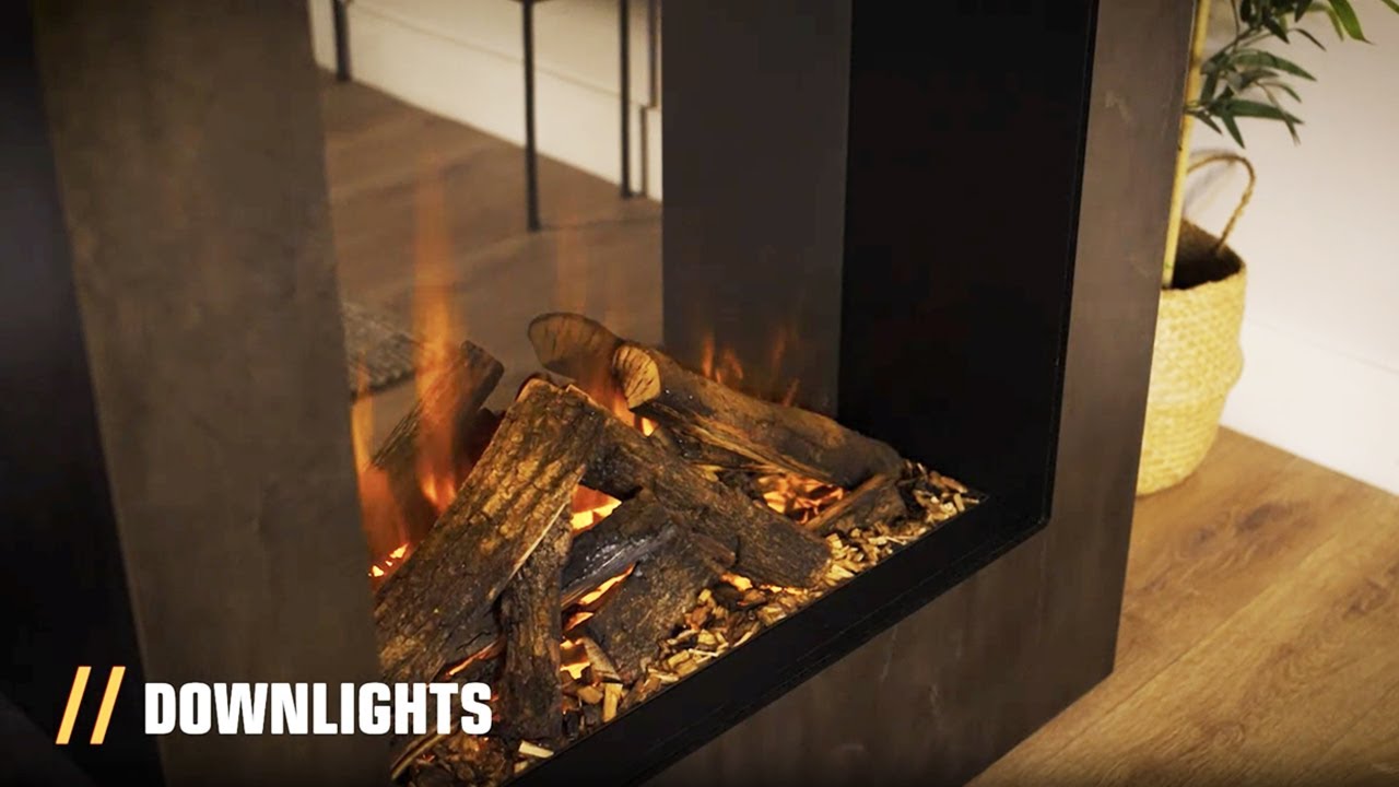 Stunning Tall Electric Fire with Real Oak Logs! | British Fires ...