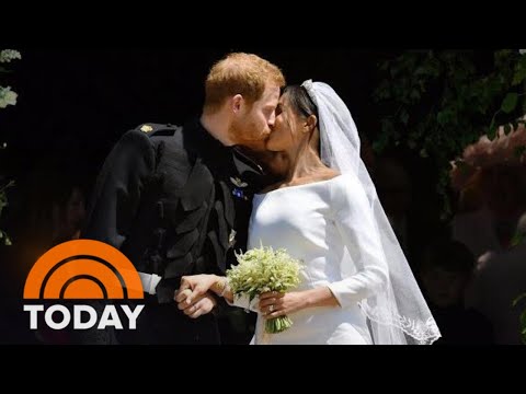 See Prince Harry And Meghan’s Kiss On The St. George’s Chapel Steps | TODAY