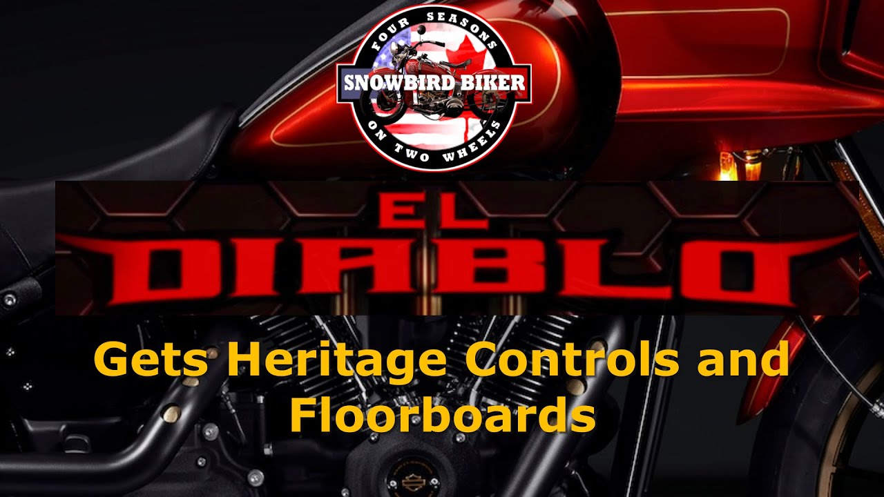 Installing Heritage Controls And Floorboards On A Low Rider ST El ...