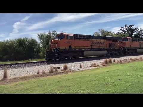 Bnsf 6429 lead a bnsf manifest with a beautiful k5hl - YouTube