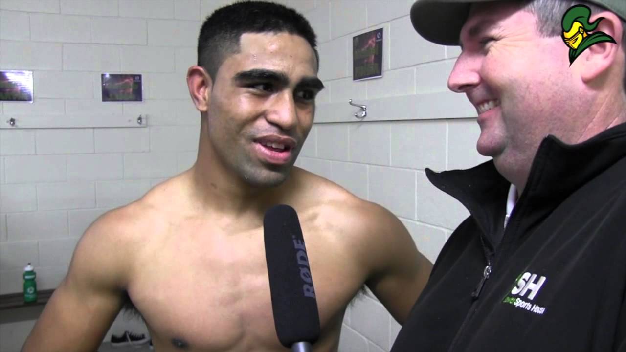 Sam Martin and Tasi Tasi speak to Green Legion after Ipswich Jets v ...