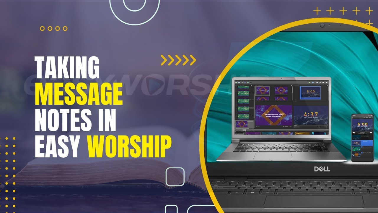 Best Way to take Message Note with Easy Worship - YouTube