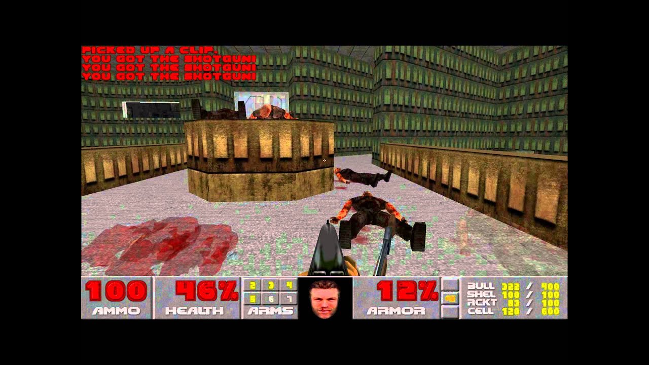 DOOM Engine Risen3D E1L7 - Počítačové středisko - YouTube