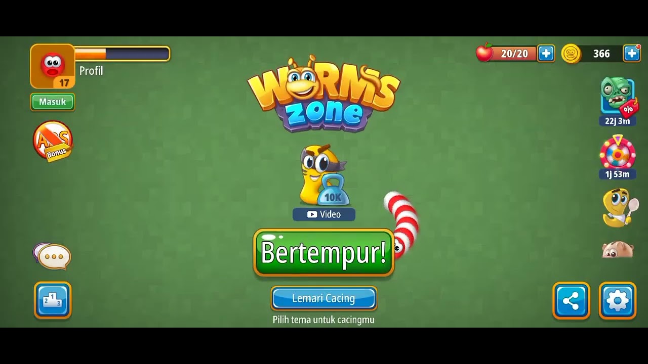 kita main game ulat gaes. - YouTube