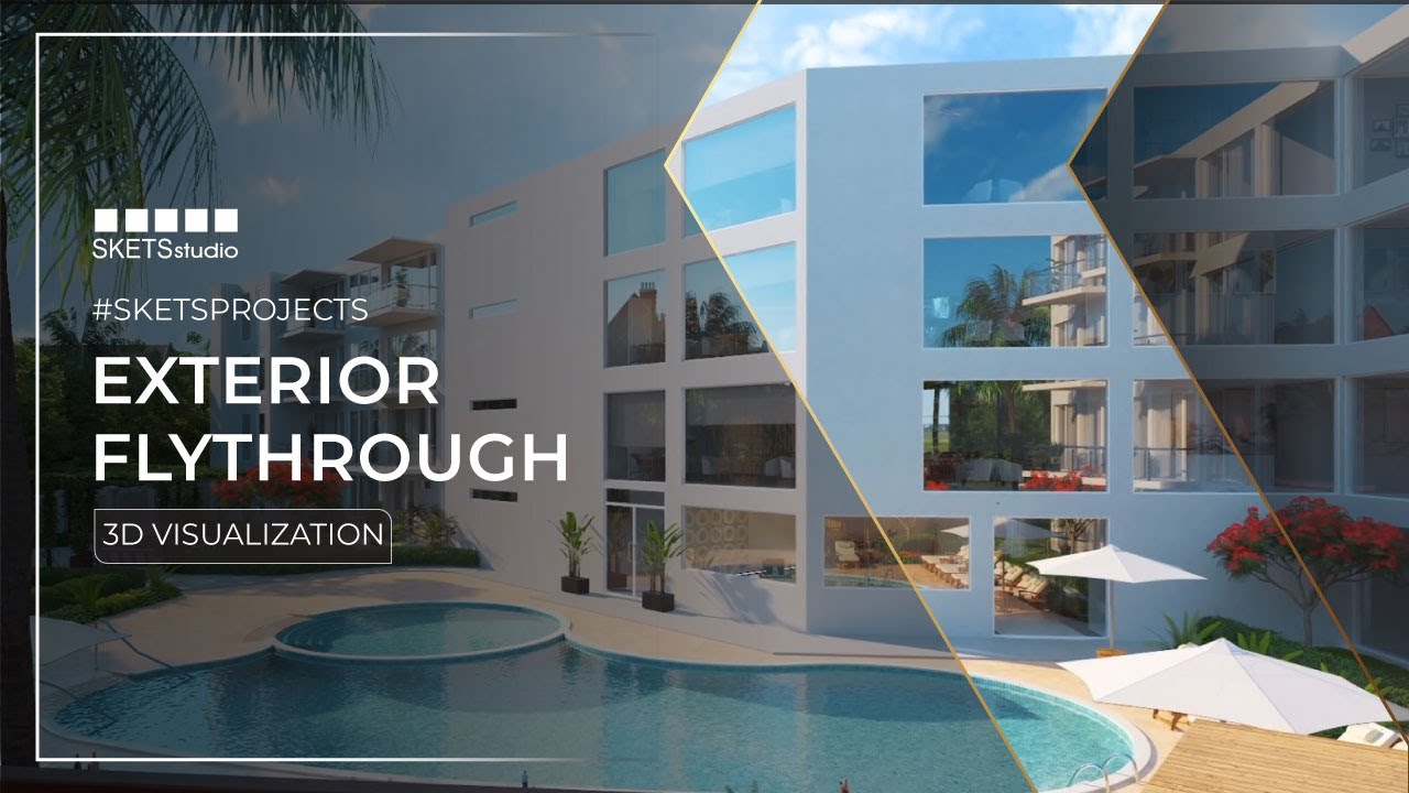 3D Walkthrough Exterior | SKETS 3D Studio | SKETS Studio - YouTube