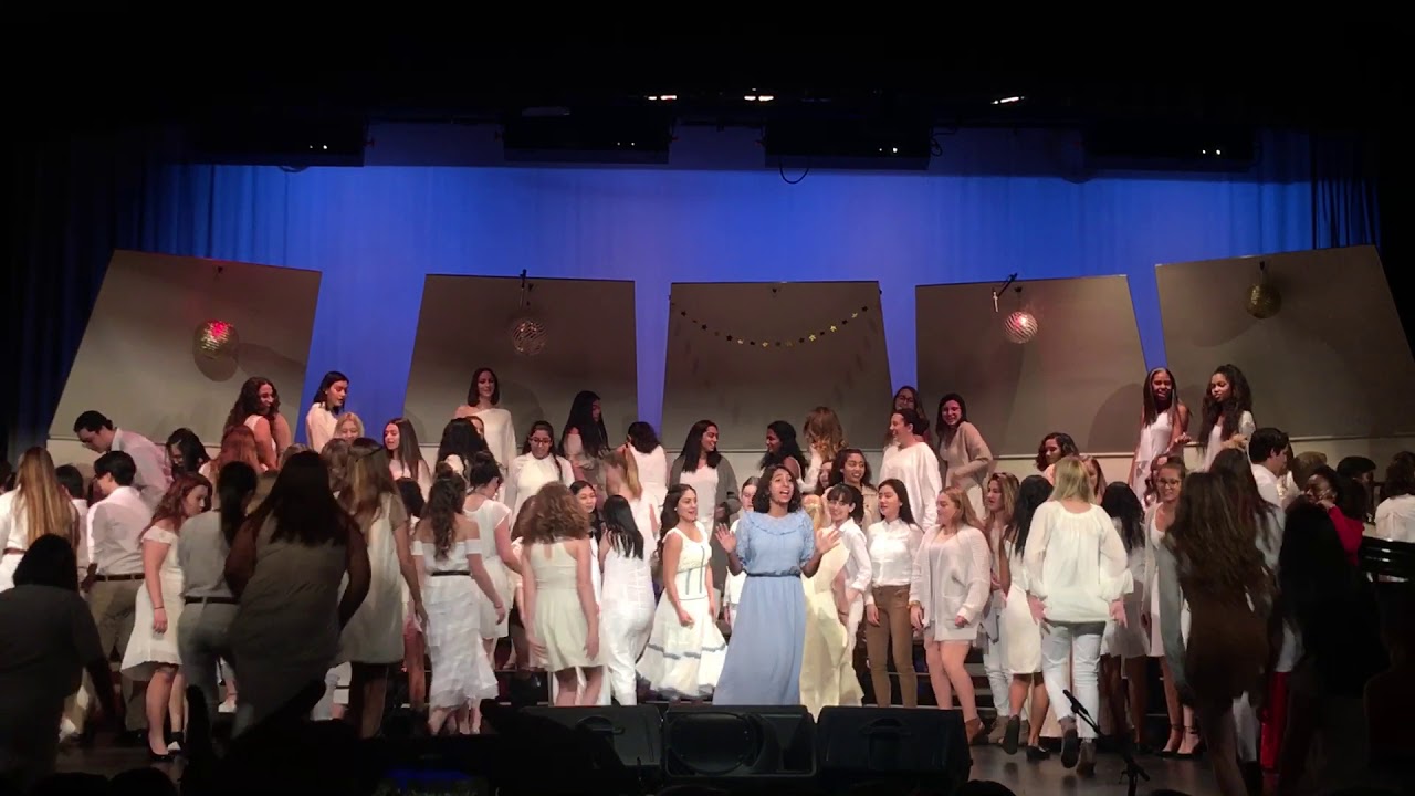 VHS Concert Choir Thur. Pops 2019 Hamilton Medley - YouTube