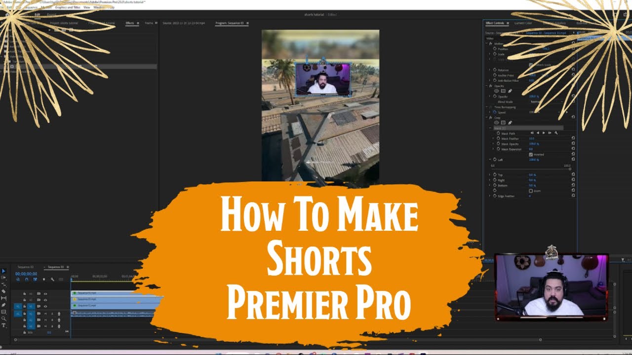 How to Make Game Shorts Premier Pro - YouTube