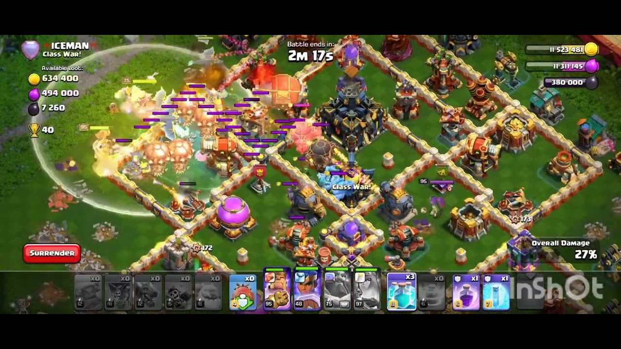 Clash of Clans Best Hydra Attack Strategy TH17 | Crush Bases Like a Pro ...