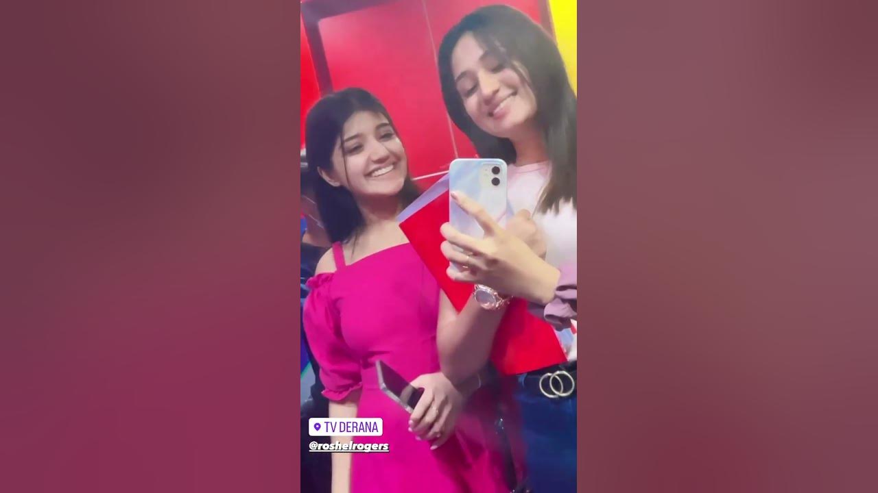 පුජානි භාග්‍යායි නෙත්මි රොෂෙල් ලුයි දෙන්නා 👩| Poojani Bhagya with Nethmi Roshel at Tv derana ️ ...