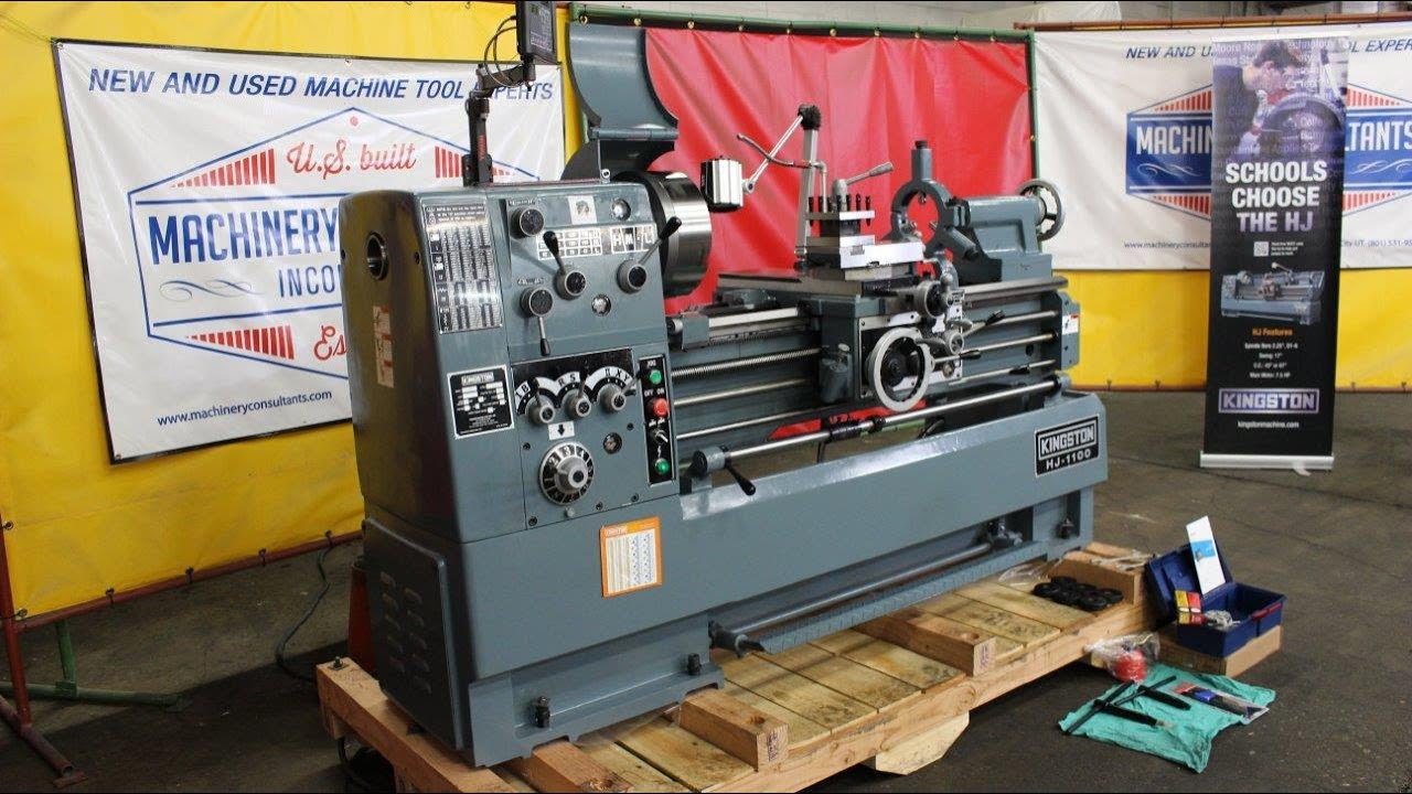 Kingston HJ Series Lathe, Model HJ1100BB Precision Toolroom Lathe / 3 ...