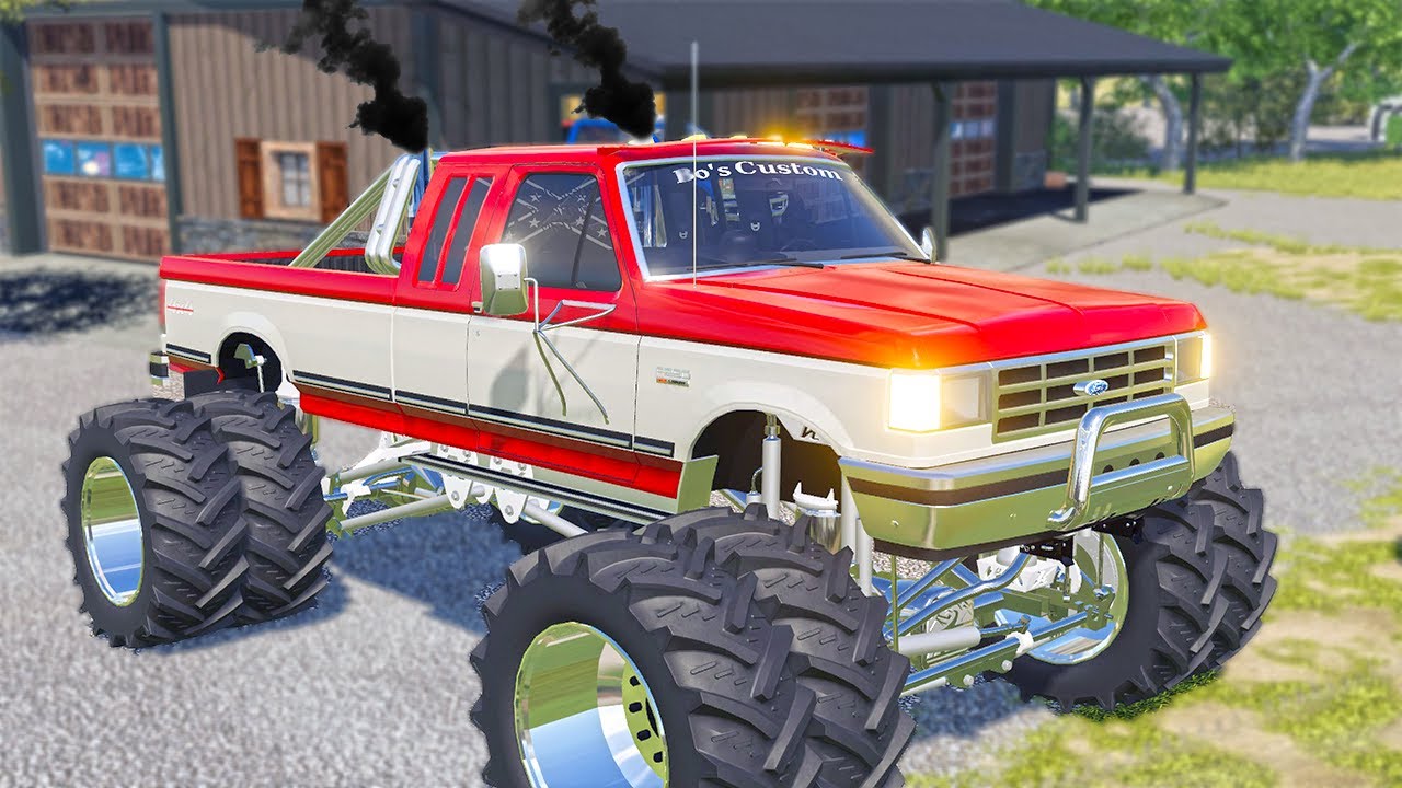 Rich Redneck Buys & Lifts an Old Ford Farm Truck! | Farming Simulator ...