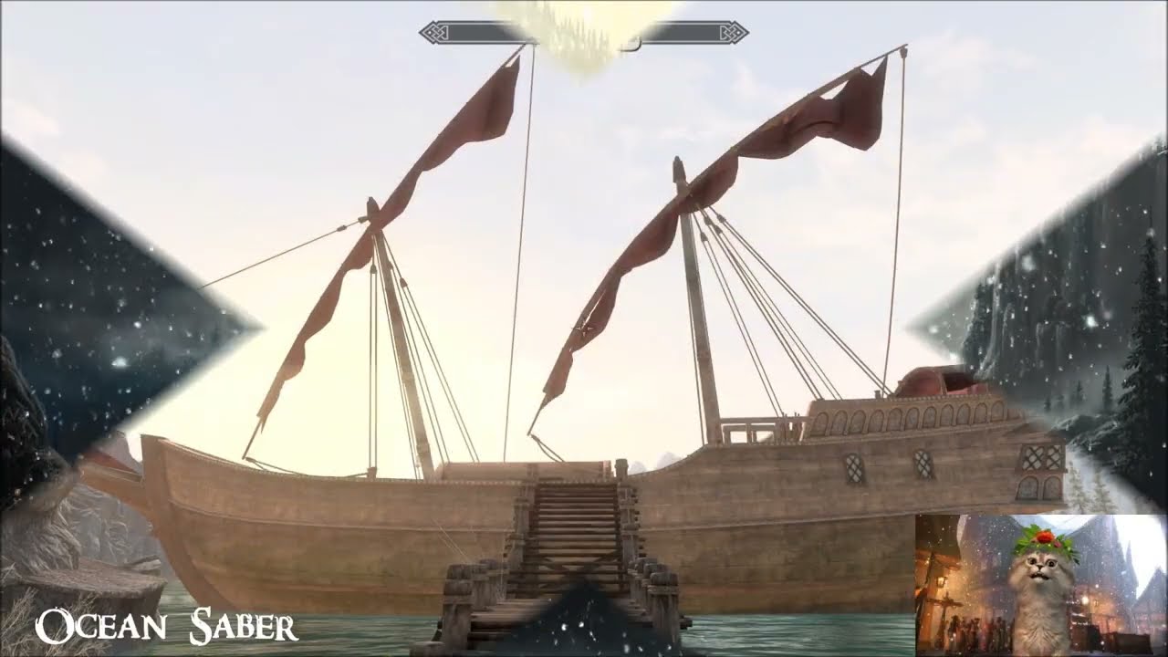 Ocean Saber - Skyrim Special Edition Ship Player Home Mod - YouTube