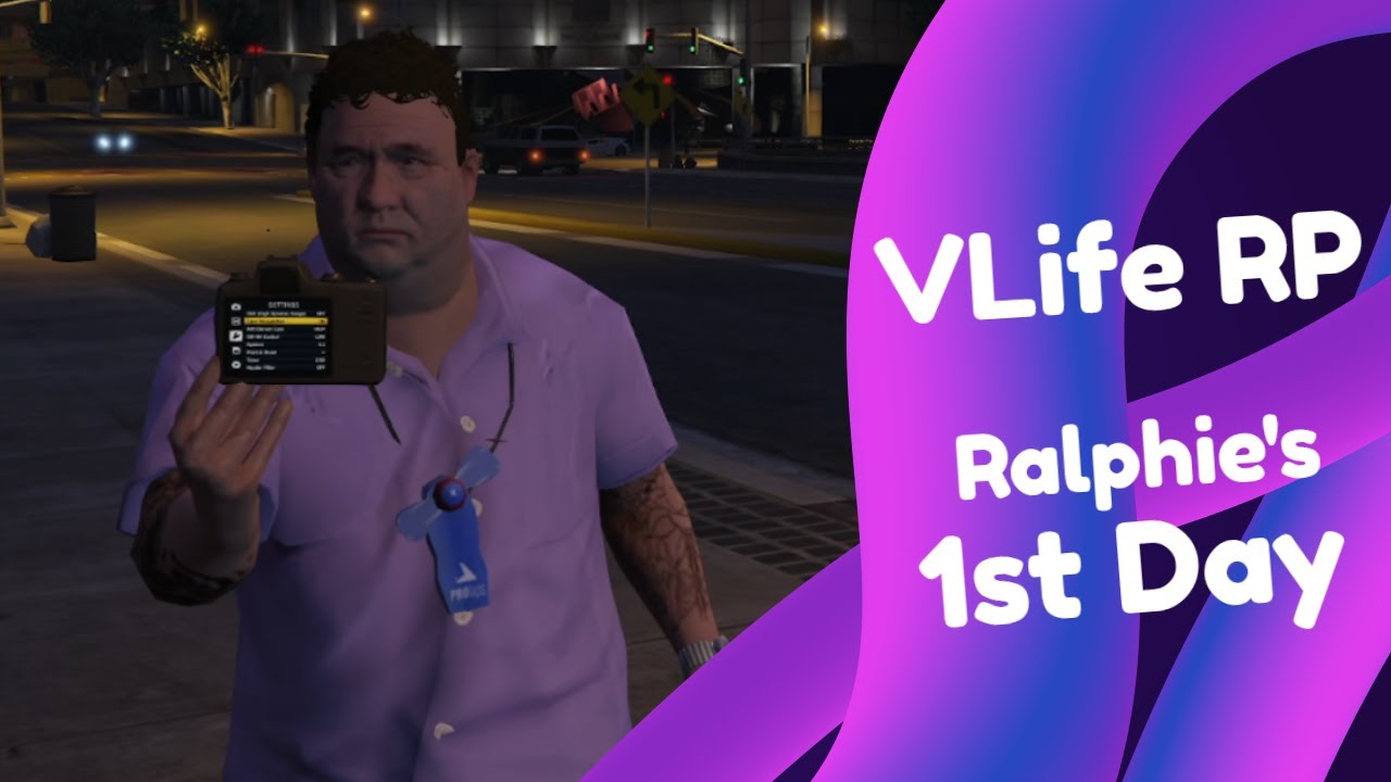 Ralphie's 1st Day - VLife RP (Funny GTA Roleplay) - YouTube
