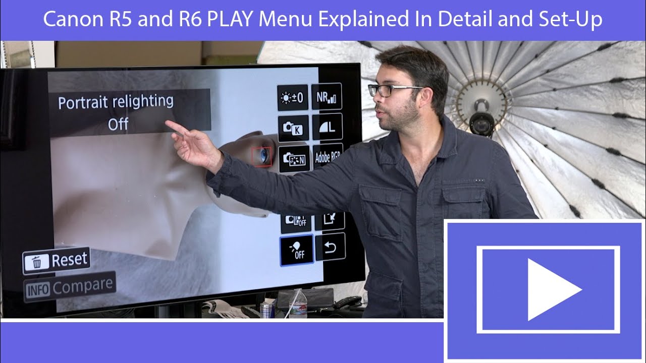 Canon R5 & R6 PLAY Menu and Best Settings - YouTube