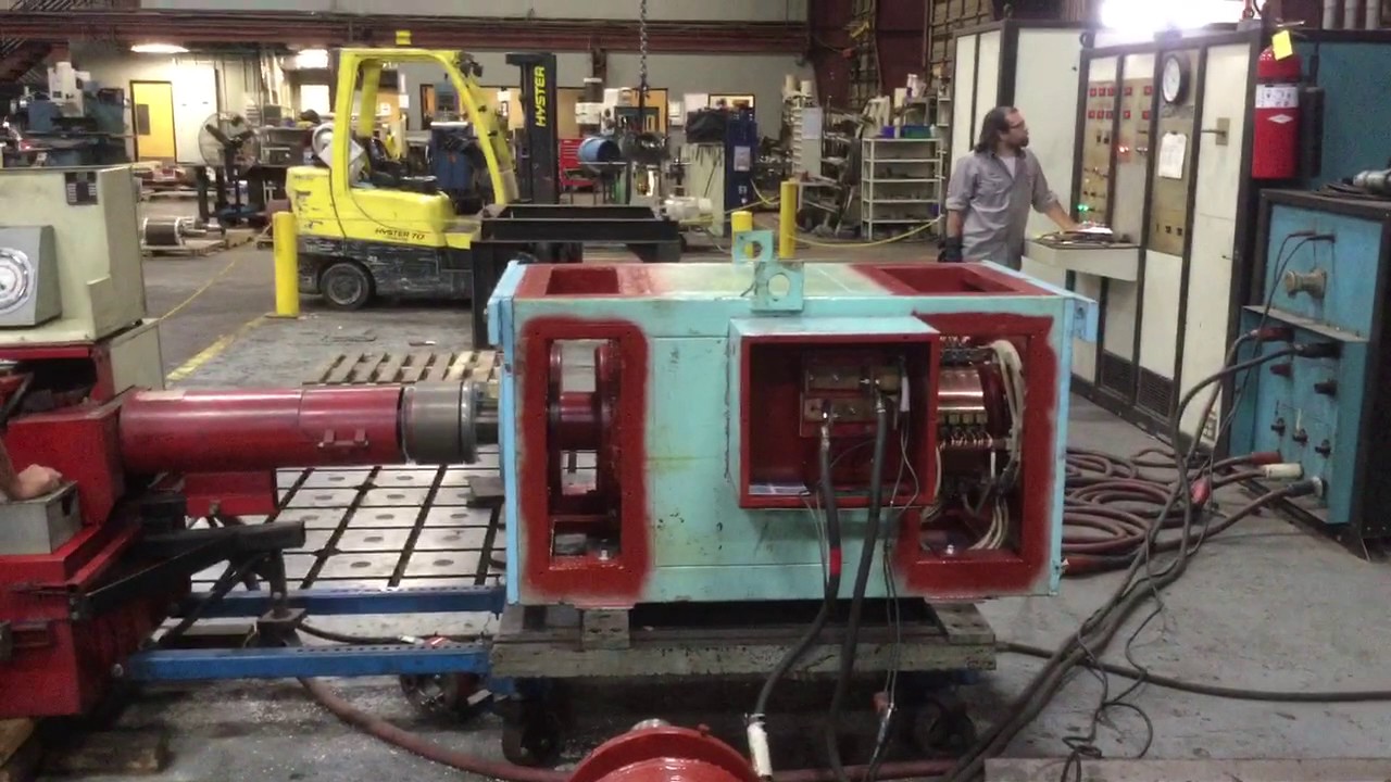 450kw mill stand motor load test - no sound - YouTube