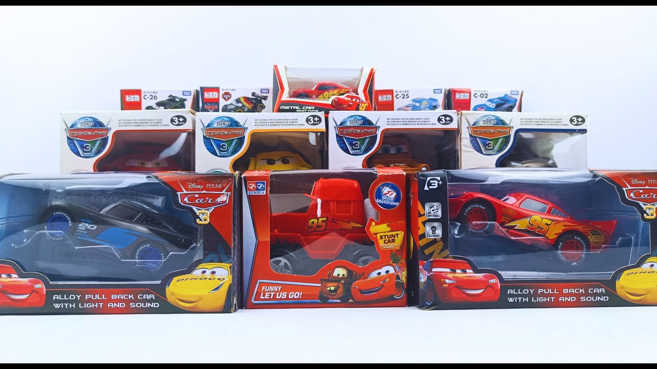 Disney Pixar Cars Unboxing Review | Lightning McQueen Mechanic Shop and ...