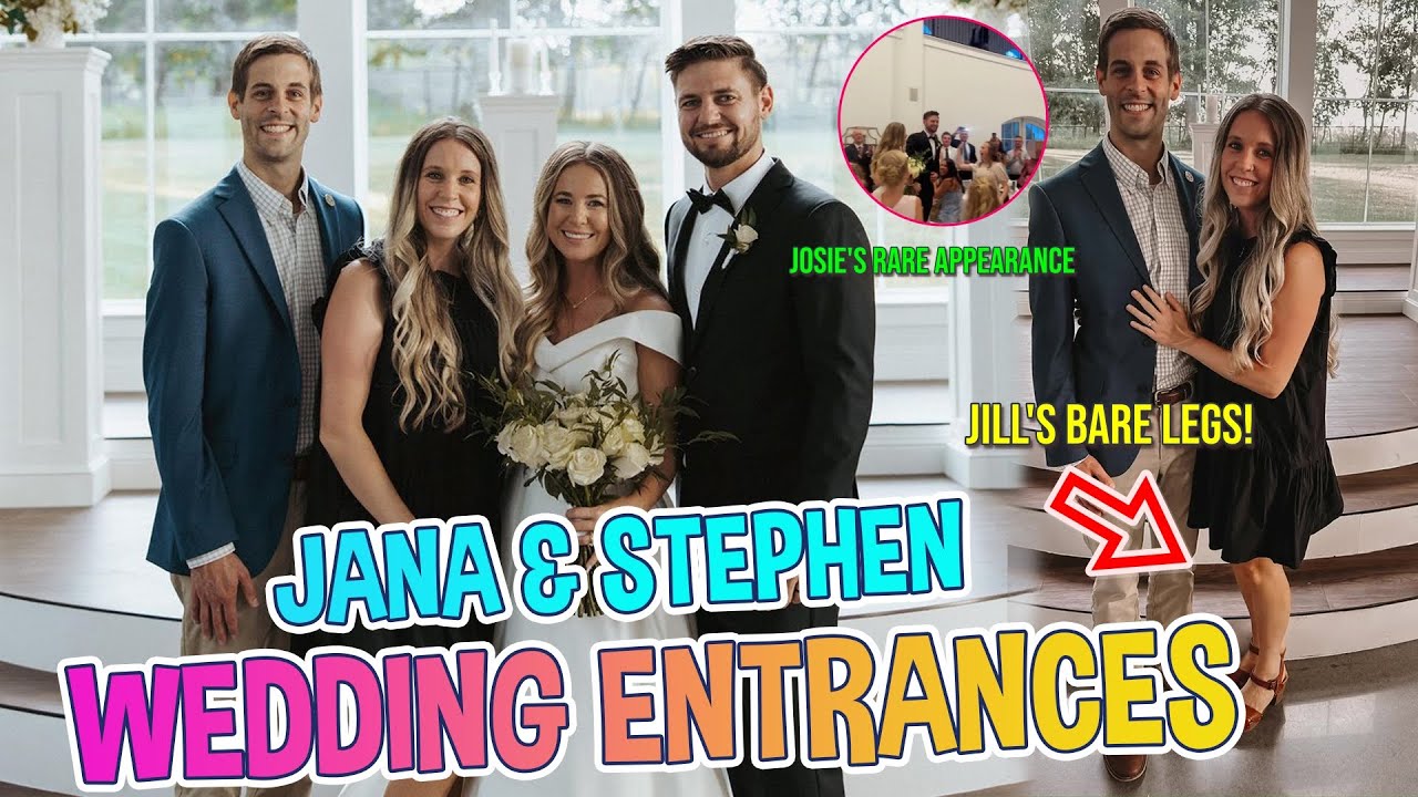 DUGGAR WEDDING!!! Jana Duggar and Stephen Wissmann's Wedding Entrances Video! Jill's Bare Legs ...