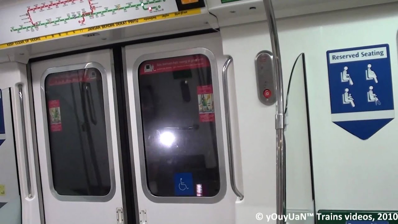 SMRT C151 021-022 (TRN 141) - Train ride from Changi Airport to Expo ...