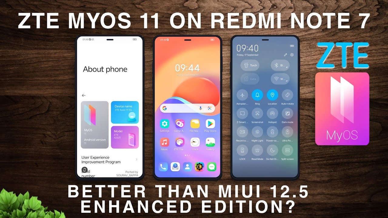 ⚡ZTE MyOS 11 Port on Redmi Note 7 | Much Better than MIUI 12.5 Enhanced Edition | MyOS 11 Rom ...