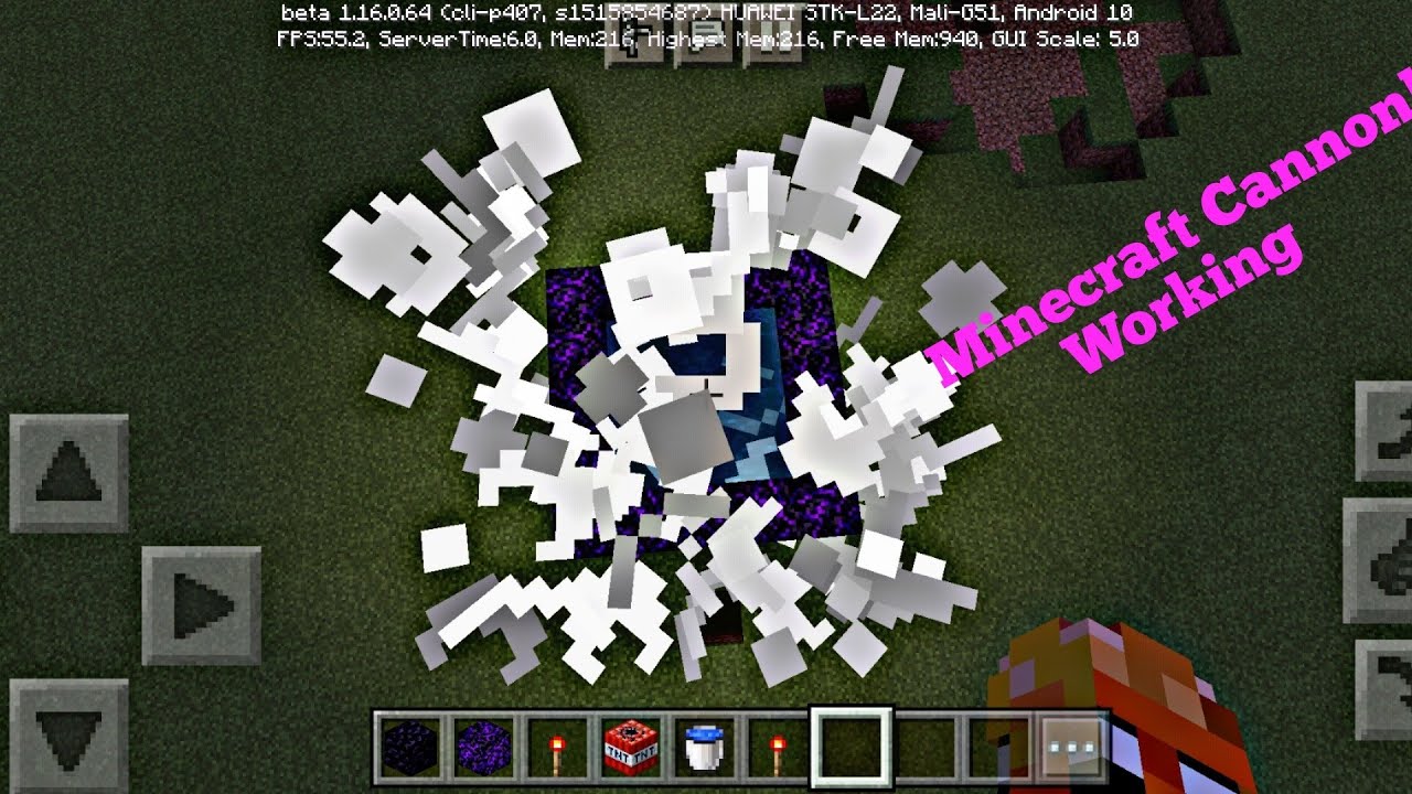 Minecraft Cannonball - YouTube