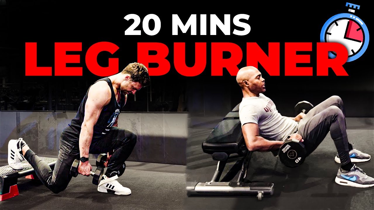 20 Minute Effective Leg Workout With Weights | Gym Workout | Fun ...