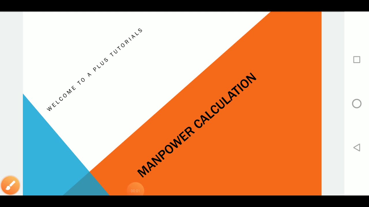 How to calculate Manpower IN HINDI (Manpower Calculation through TAKT ...