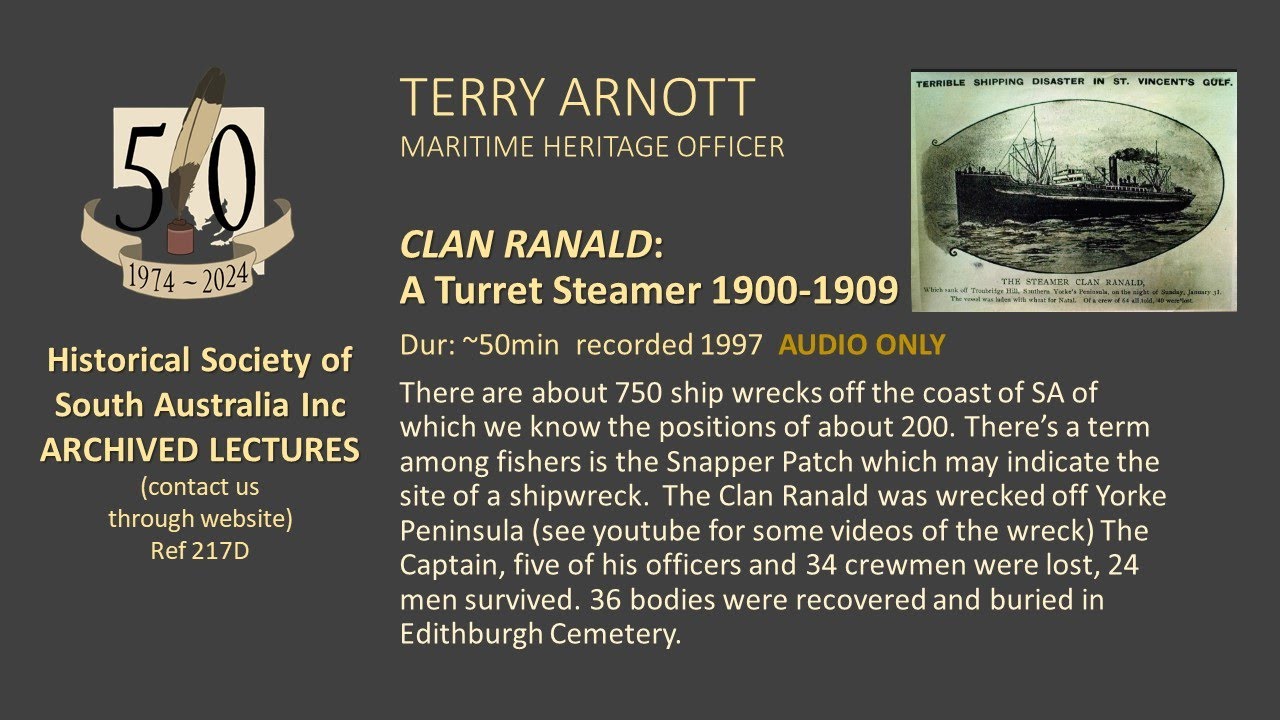 TALK: CLAN RANALD, a Turret Steamer 1900-1909 by Terry Arnott - YouTube